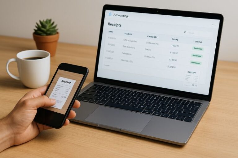 How to Organize Receipts for Small Business Using Automation